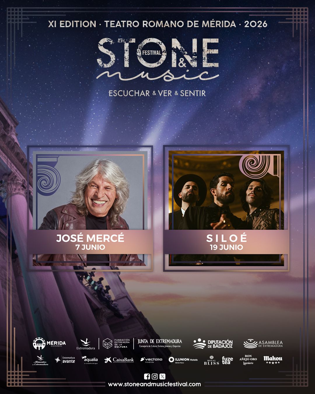 stoneandmusicfestival | José Mercé y Siloé se suman al cartel del STONE ...